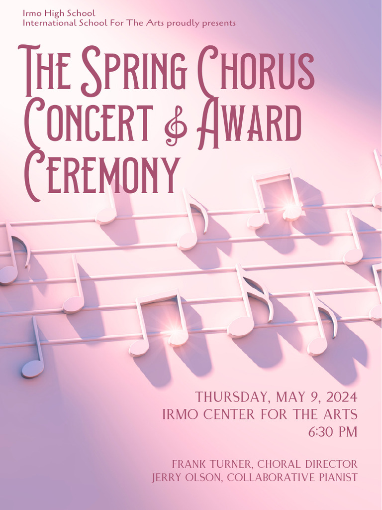 IHS Chorus Spring Concert 2024 | PDF | Singing | Vocal Music