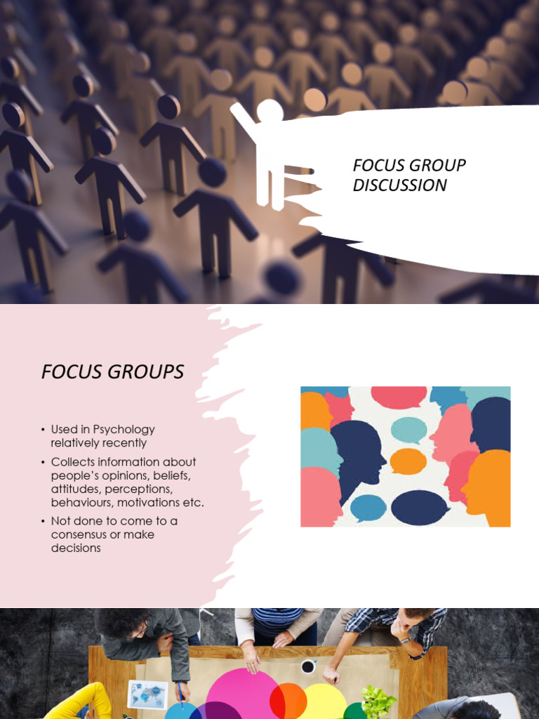 Focus Group Discussions | PDF | Focus Group | Cognition