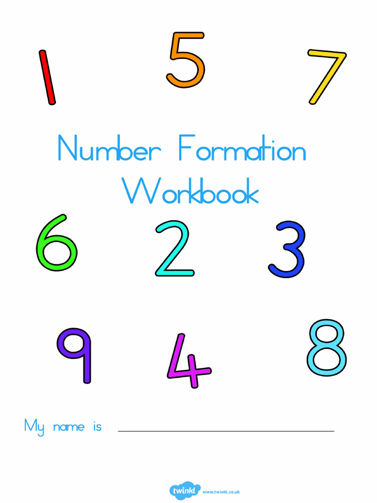 AU N 115 Number Formation Workbook 0 20 | PDF