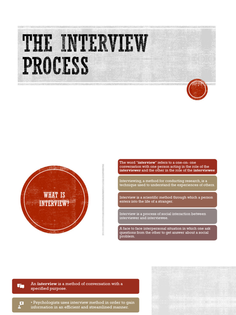 Interview Process | PDF | Interview | Psychology