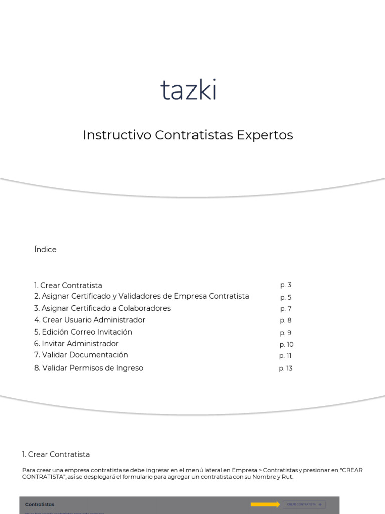 Instructivo Tazki | PDF | Informática | Software