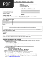 Application For Indoor Case Paper | PDF | Service Industries