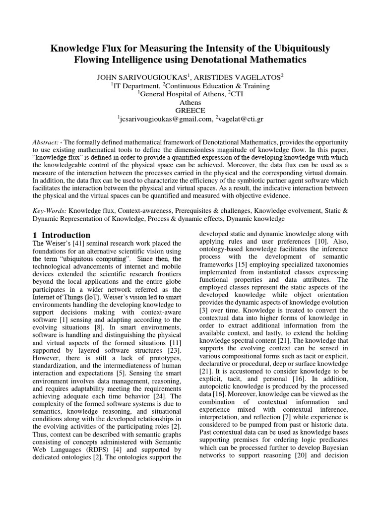 Knowledge Flow New 06-11-2023 v7 | PDF | System | Knowledge
