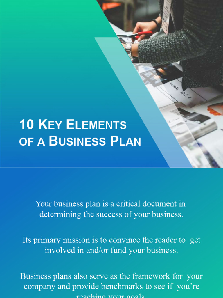 Keyelements of A Businessplan | PDF | Market Segmentation | Strategic ...