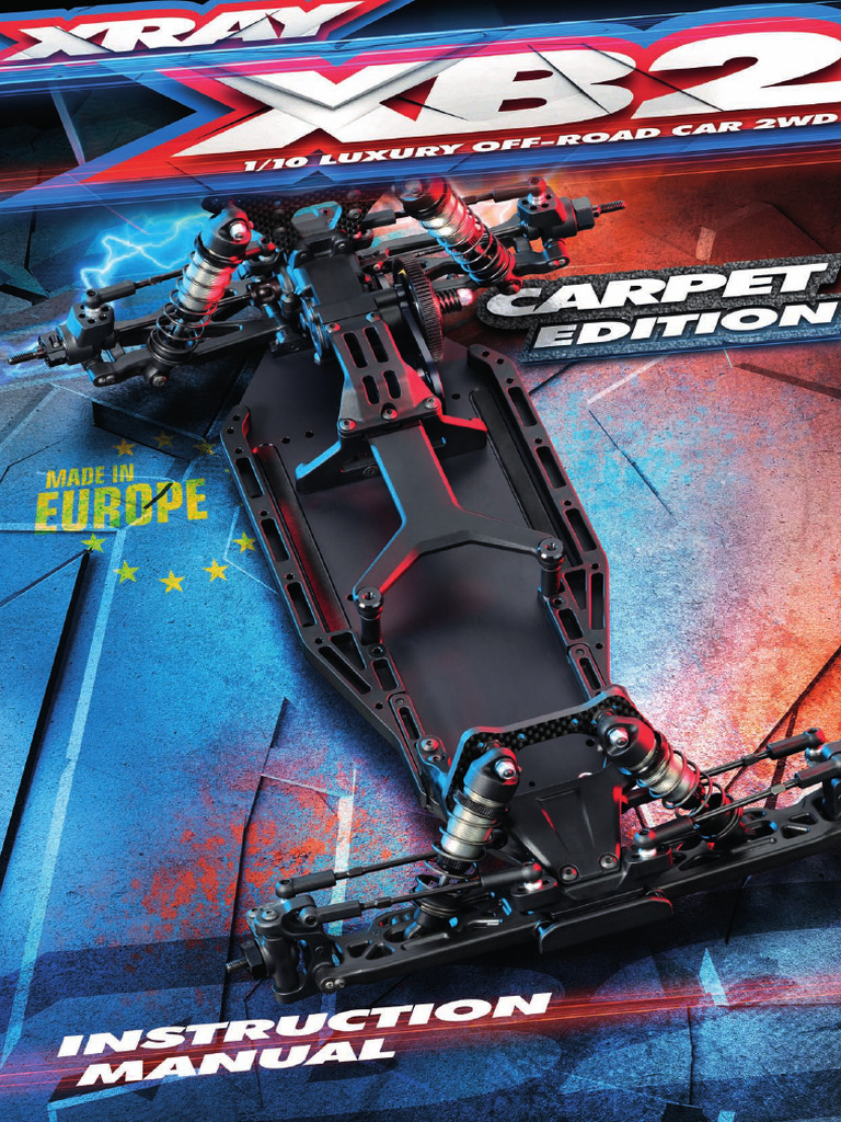 XRAY XB2 2WD Buggy Manual | PDF | Battery Charger | Electrical Wiring