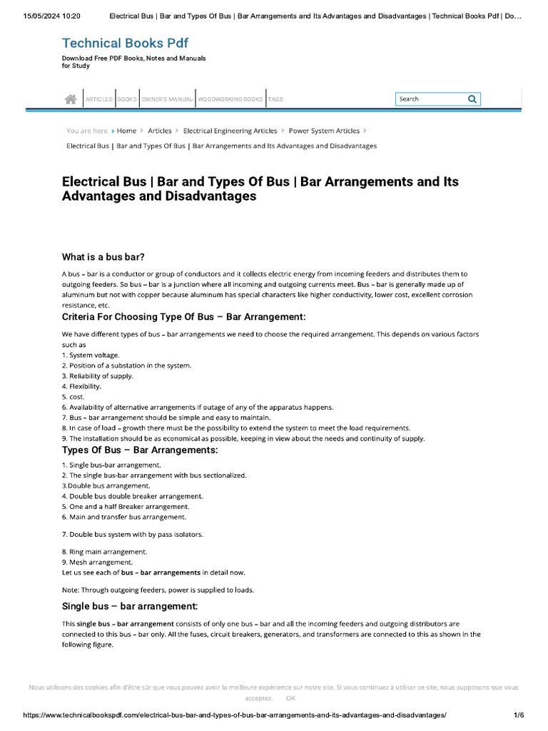 Electrical Bus _ Bar and Types of Bus _...DF Books, Notes, And Study ...