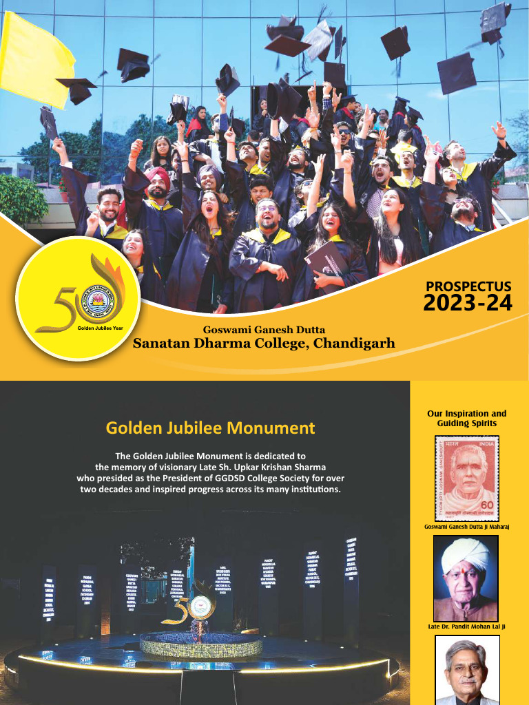 GGDSD College Prospectus 2023-24 | PDF | Libraries | Academic Degree