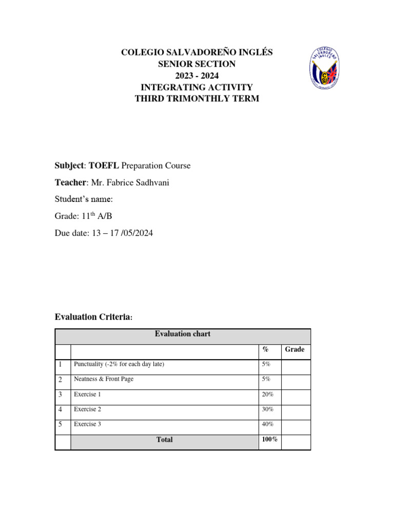 IntAct 2023-2024 TOEFL11 T3 | PDF | Icon (Computing) | Computer File