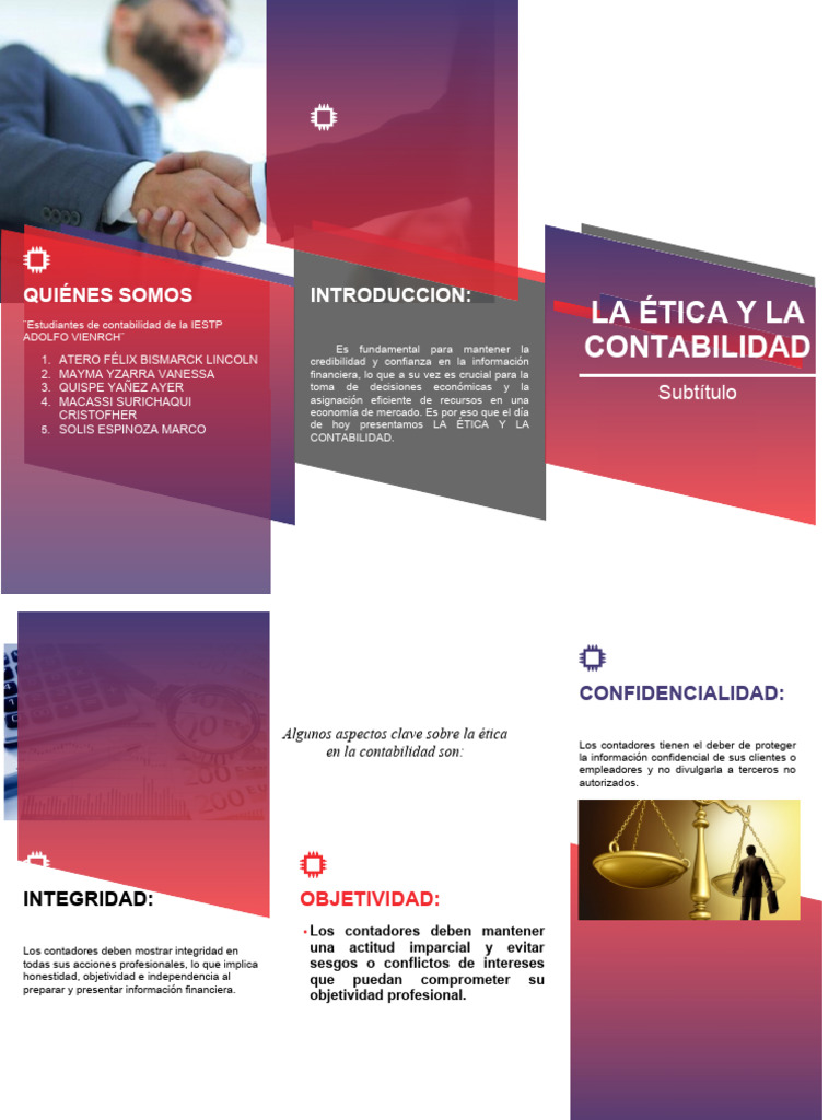 La Etica y La Contabilidad | PDF | Contador | Contabilidad