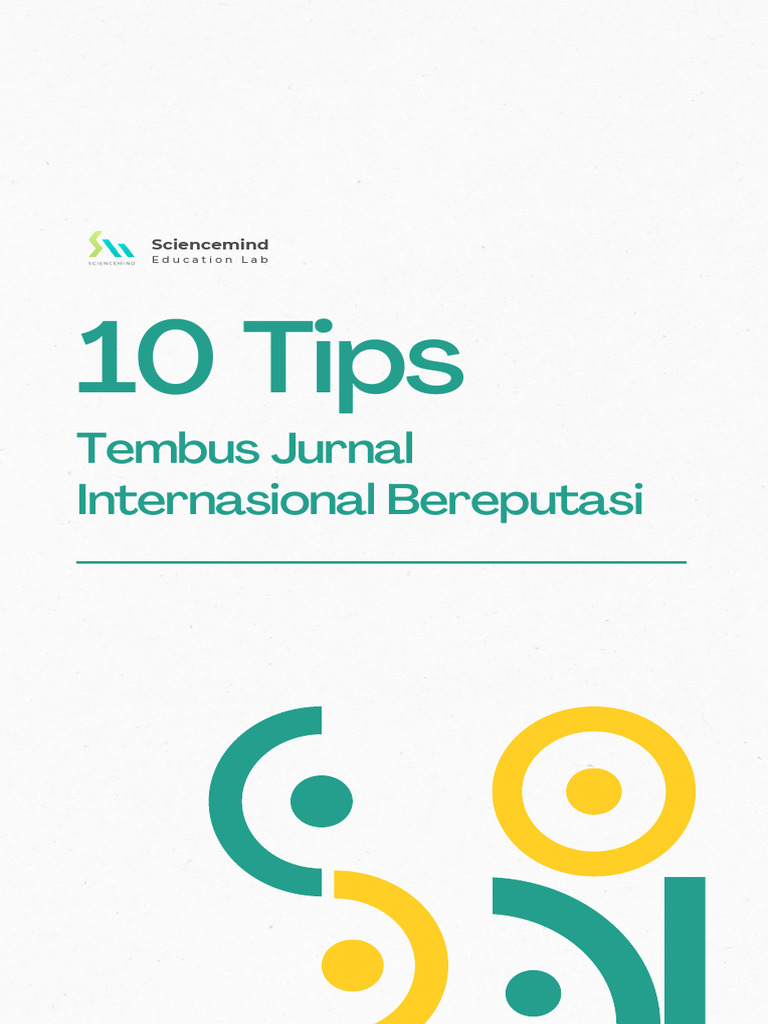 Mini Booklet Series 1 10 Tips Tembus Jurnal Internasional Bereputasi | PDF | Komputer