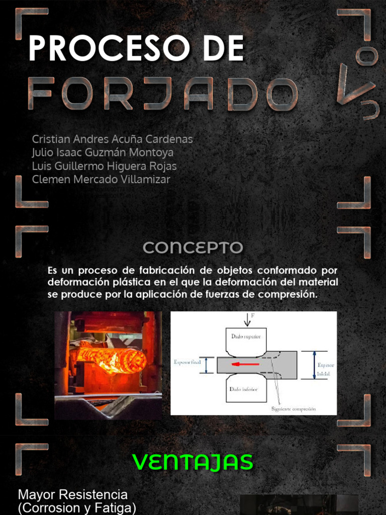 Forjado | PDF | Forjar | Procesos industriales