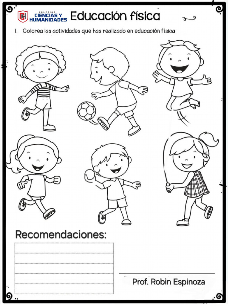 Activacion Corporal 1ero 2do | PDF