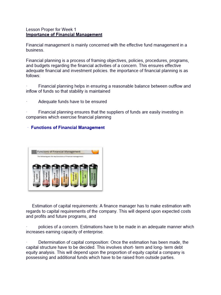 Financial Management Module 1 5 | PDF | Net Present Value | Equity ...