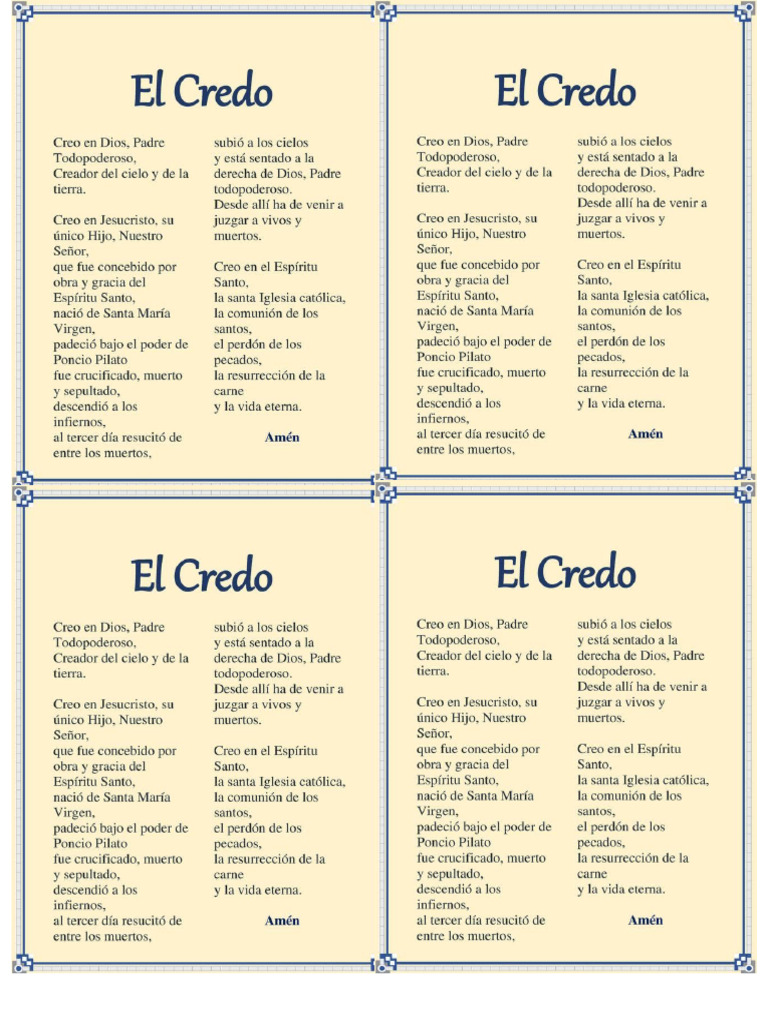 Credo | PDF