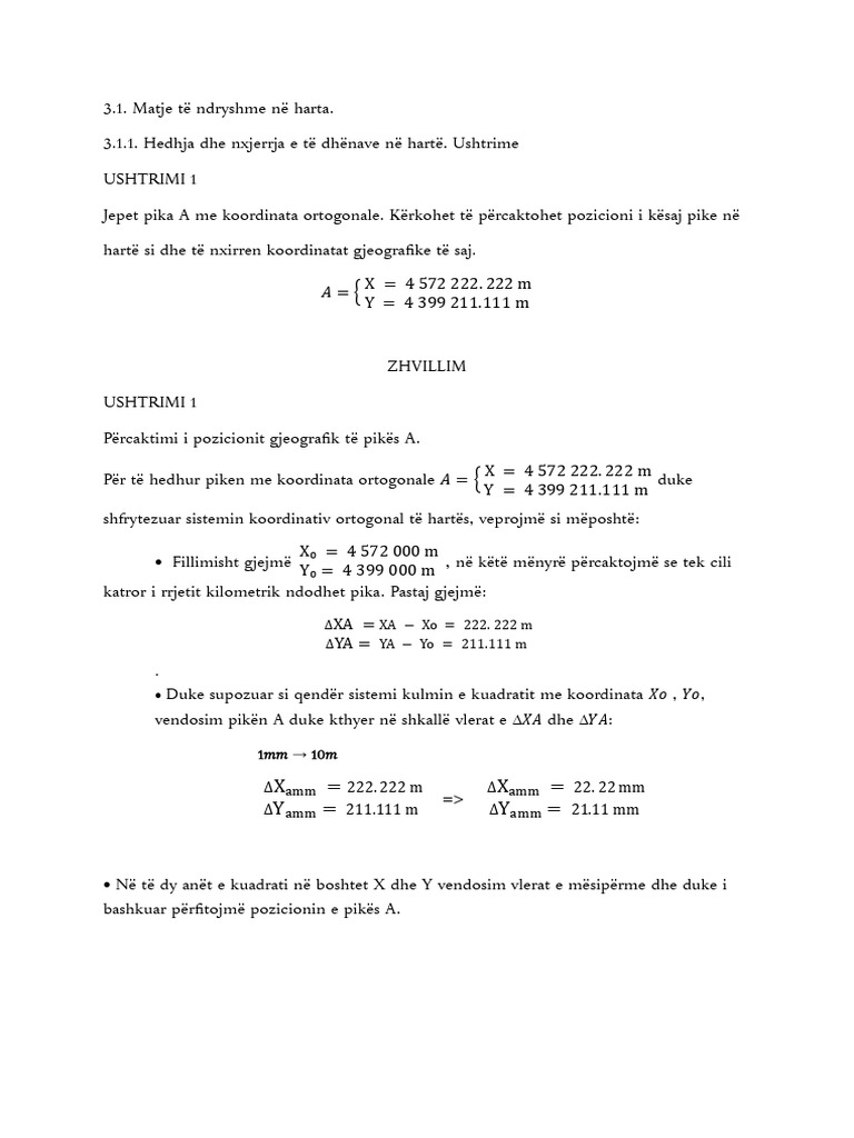 Topografi Detyr Kursi U3 | PDF