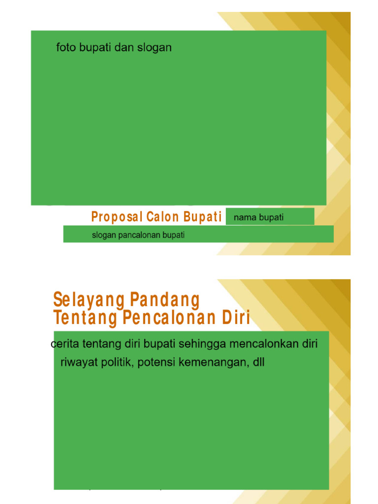Contoh Proposal Donatur Pencalonan Bupati | PDF
