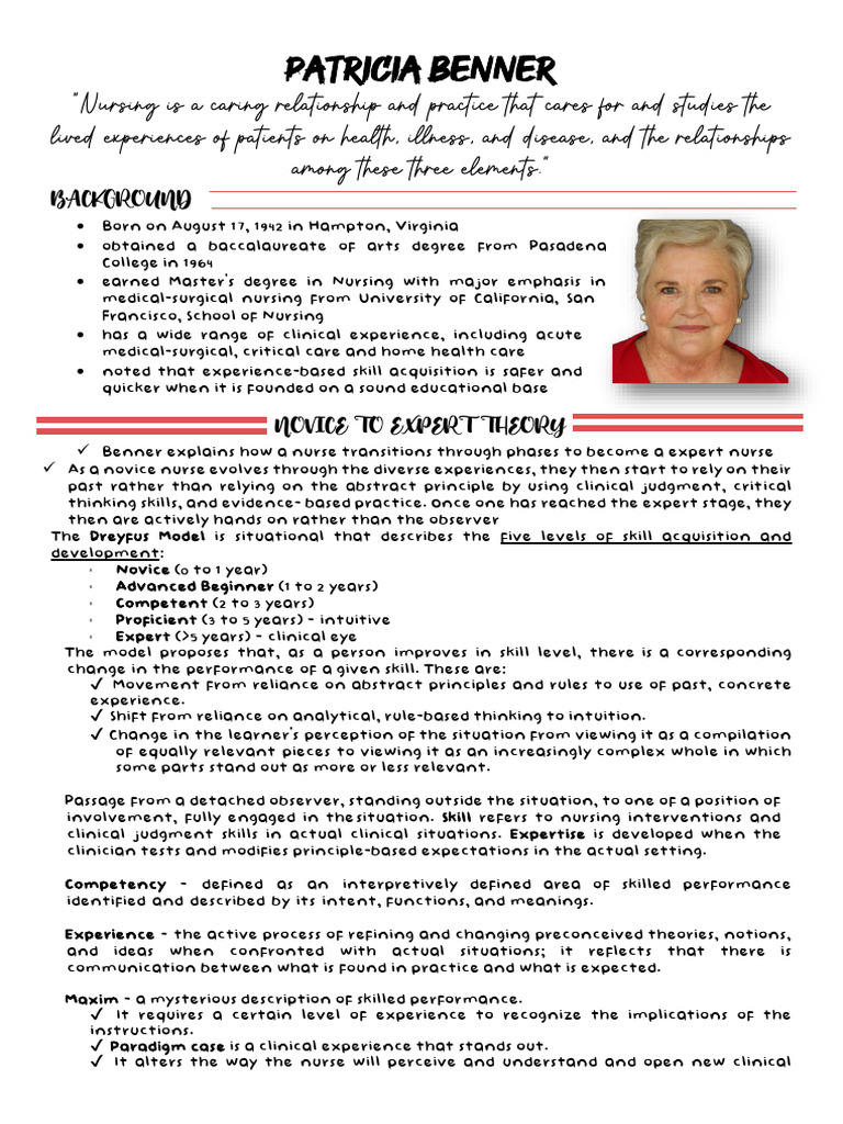 Patricia Benner | PDF | Cognitive Science | Psychology