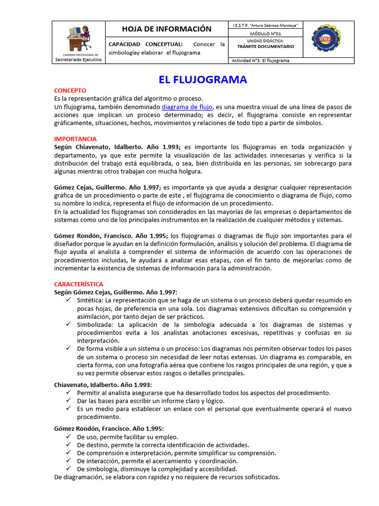 Importancia y Tipos de Flujogramas | PDF