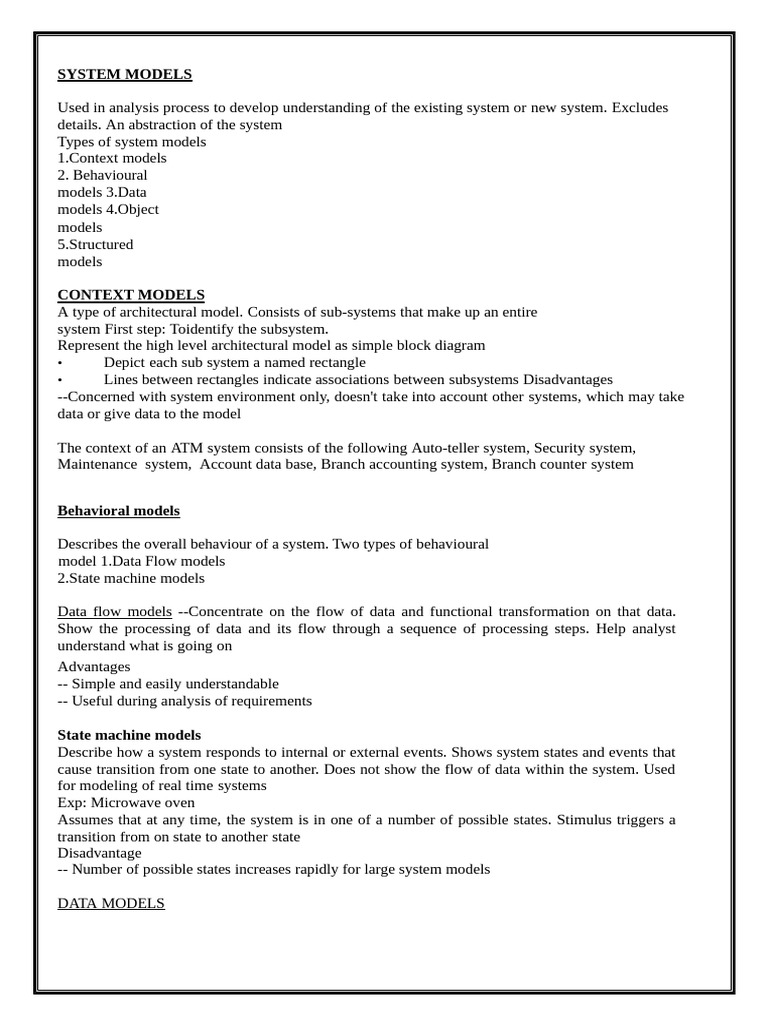 Software Engineering Notes Pdf Class Computer Programming 4279