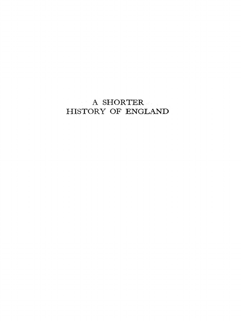 2015.81691.a Shorter History of England | PDF