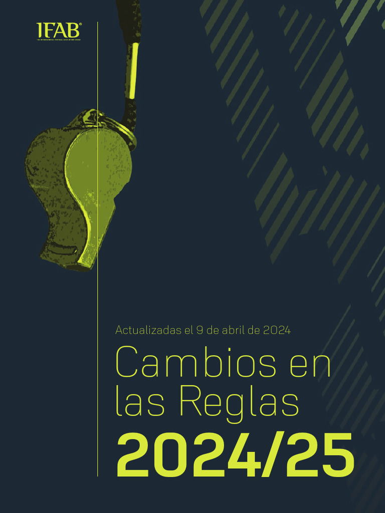 Regla de La IFAB 2024-2025 | PDF | Códigos de fútbol | Deportes