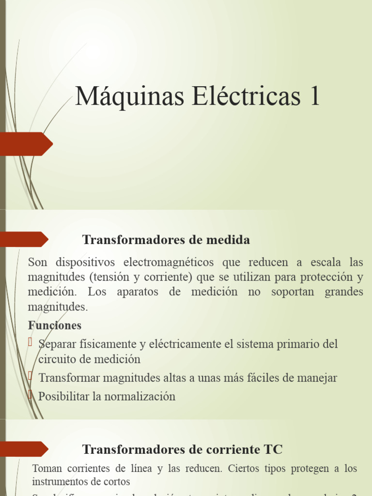 Máquinas Eléctricas 1 TP TC | PDF