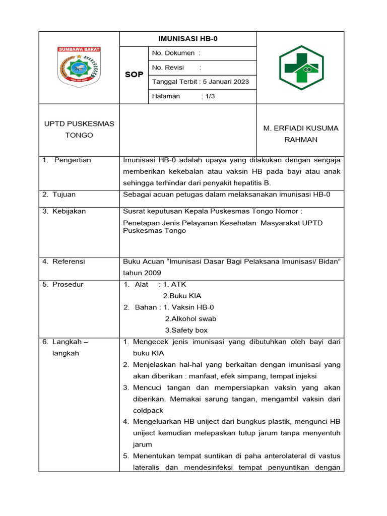 Sop HB 0 | PDF | Sains & Matematika