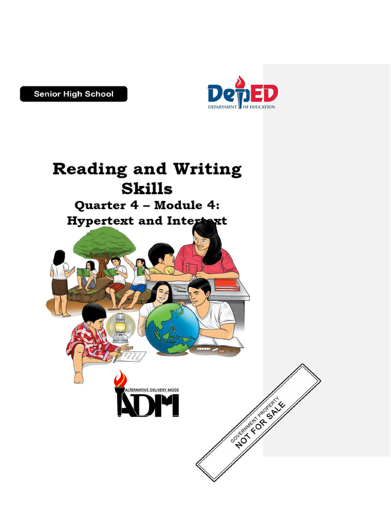 RWS q4 Mod4 Hypertext-And-Itertext | PDF | Hyperlink | World Wide Web