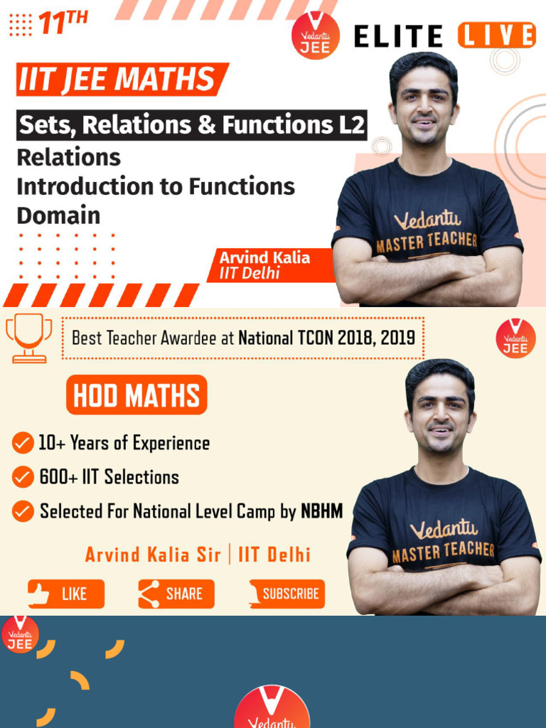 Sets, Relations and Functions | PDF | Function (Mathematics) | Mathematical Concepts