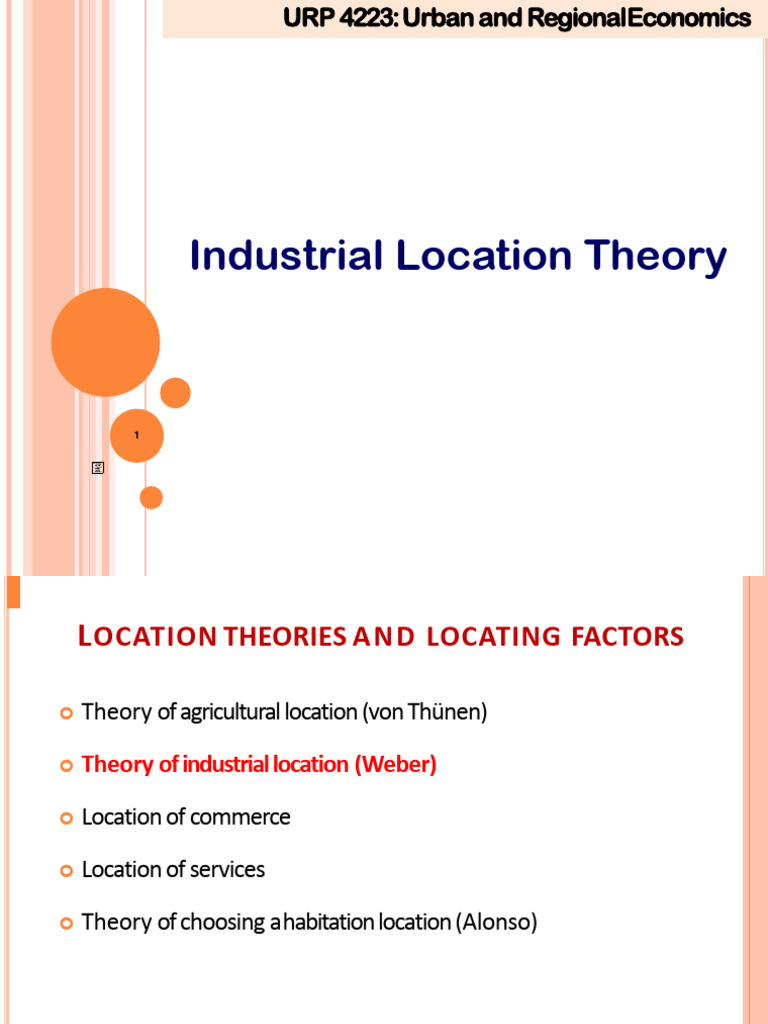 Industrial Location Theory Explained | PDF | Labour Economics | Economics