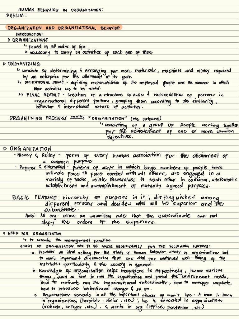 Human Behavior Notes Pdf Motivational Motivation