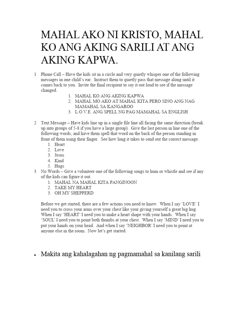 Mahal Ako Ni Kristo .Cece | PDF