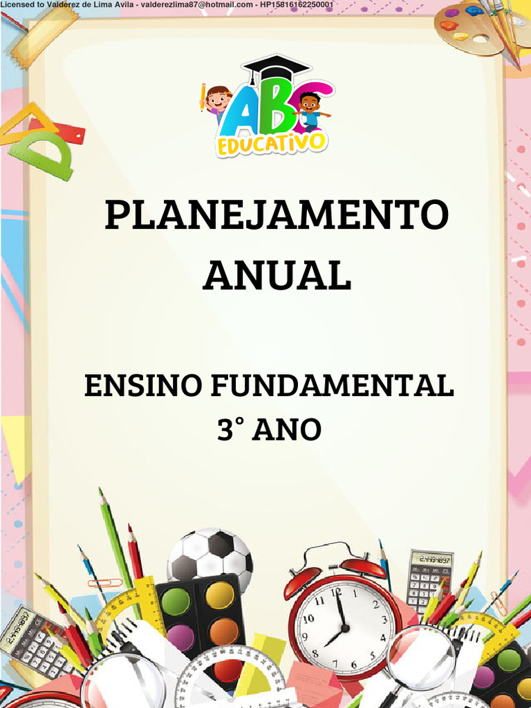 Plano de Aula (3°ano) | PDF