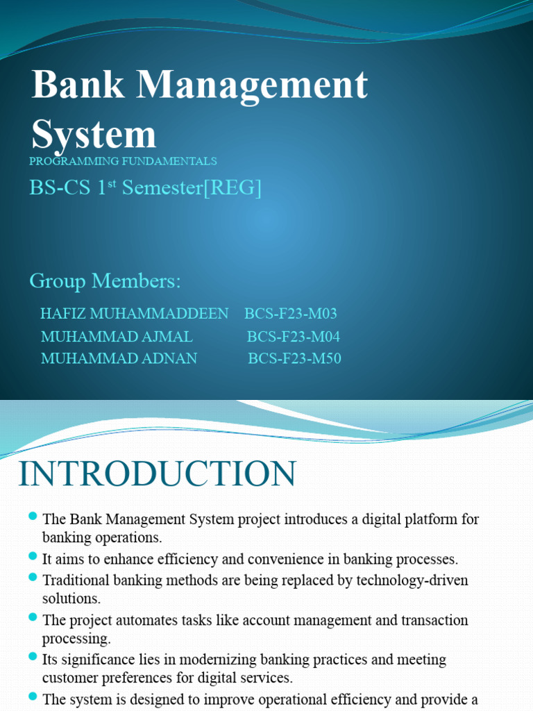 Project (Bank Management System) | PDF | C++ | Method (Computer Programming)