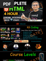 HTML Full Course Detailed | PDF | Html | Html Element