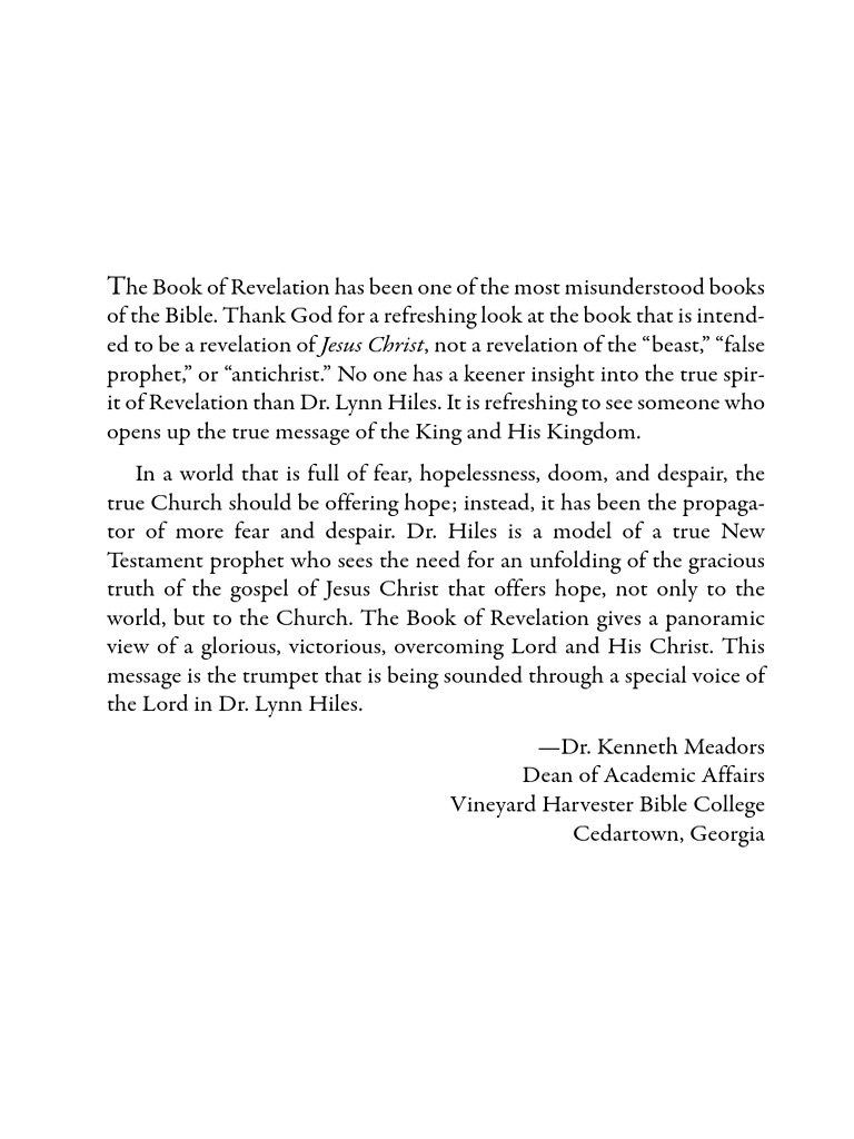 The Revelation of Jesus Christ | PDF | Noah's Ark | Lamb Of God