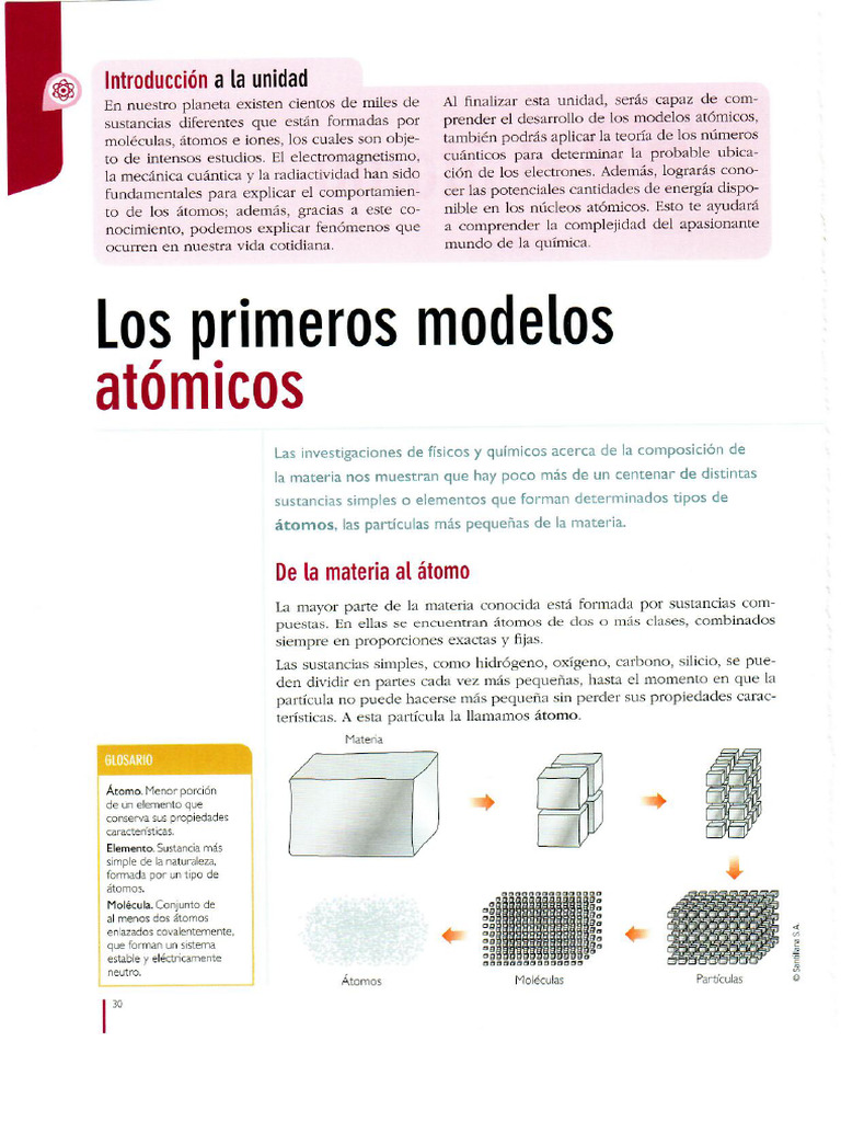 MODELOS ATÓMICOS 2do Grado | PDF