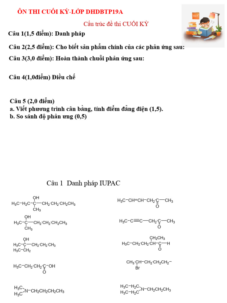 Ã N Thi CK DHDBTP19A | PDF