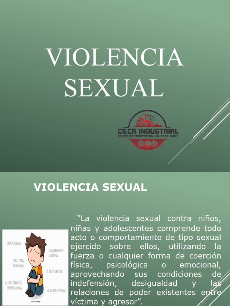 Diapositivas Violencia Sexual | PDF | Violencia | Violación