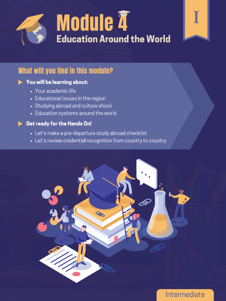 Intermediate Module 4 - Education Around The World | PDF | Résumé