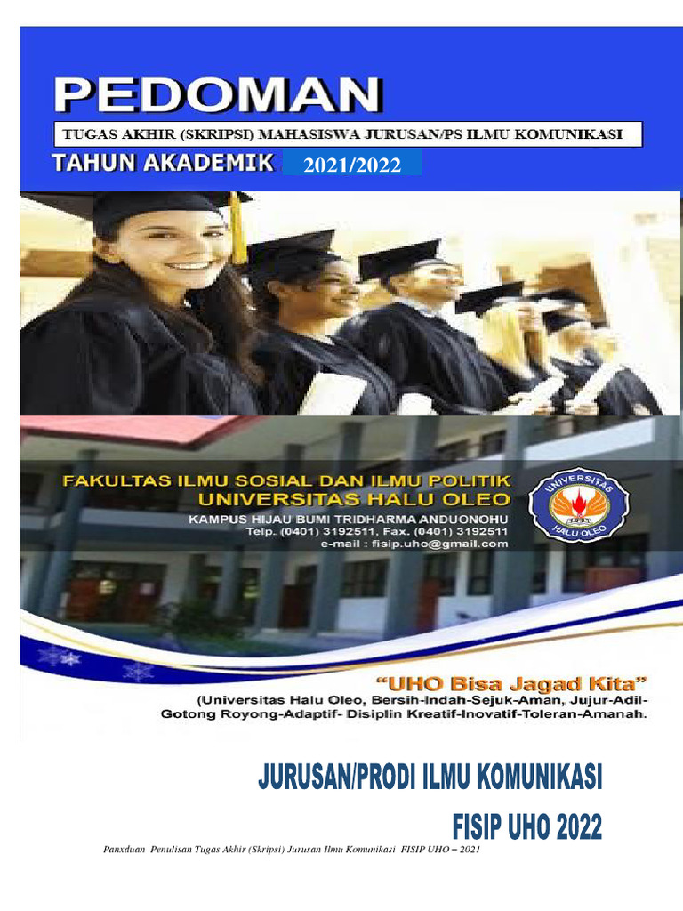 Panduan Skripsi Jur Komunikasi 2022 | PDF
