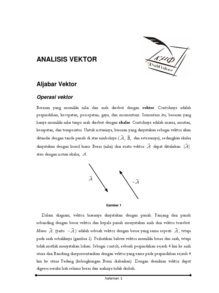 Operasi dan Analisis Vektor dalam Fisika | PDF