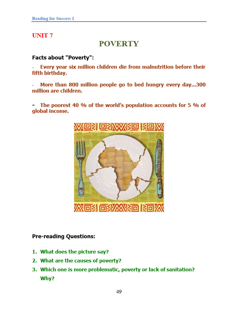 Poverty: Unit 7 | PDF | Poverty | Poverty & Homelessness