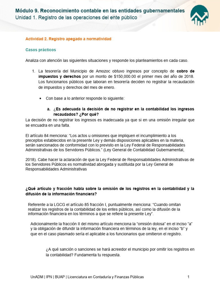 M9 U1 A3 Mahr Caso | PDF | Contabilidad | Teneduría de libros