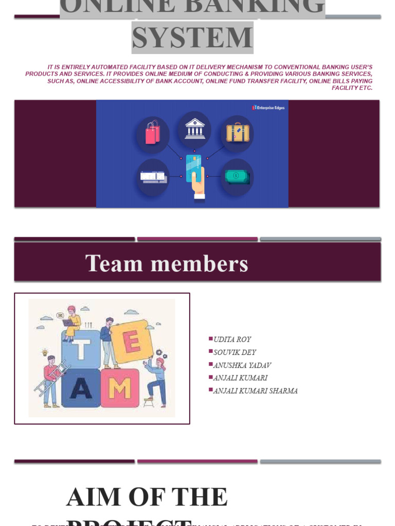 Online Banking System | PDF | Online Banking | Banks & Banking