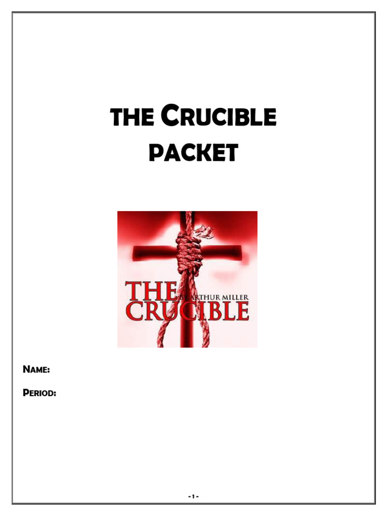 The Crucible Activity Packet2 | PDF | Science & Mathematics