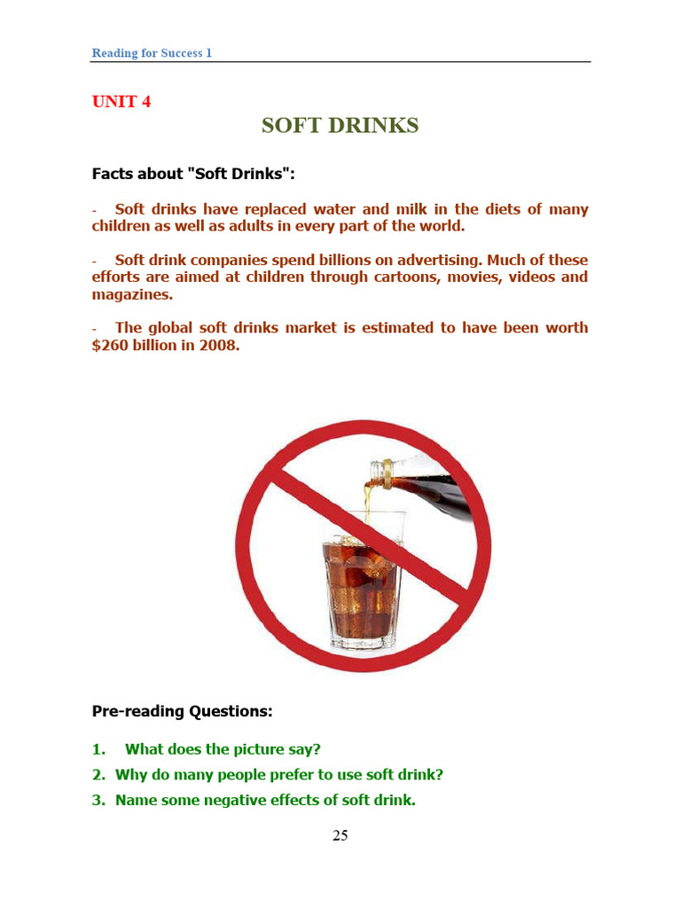 Health Risks of Soft Drinks Explained | PDF | Soft Drink | Adverb