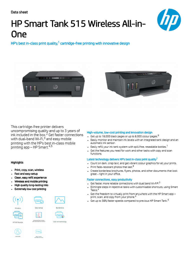 HP 90052582 4aa7 5890eee | PDF | Image Scanner | Printer (Computing)