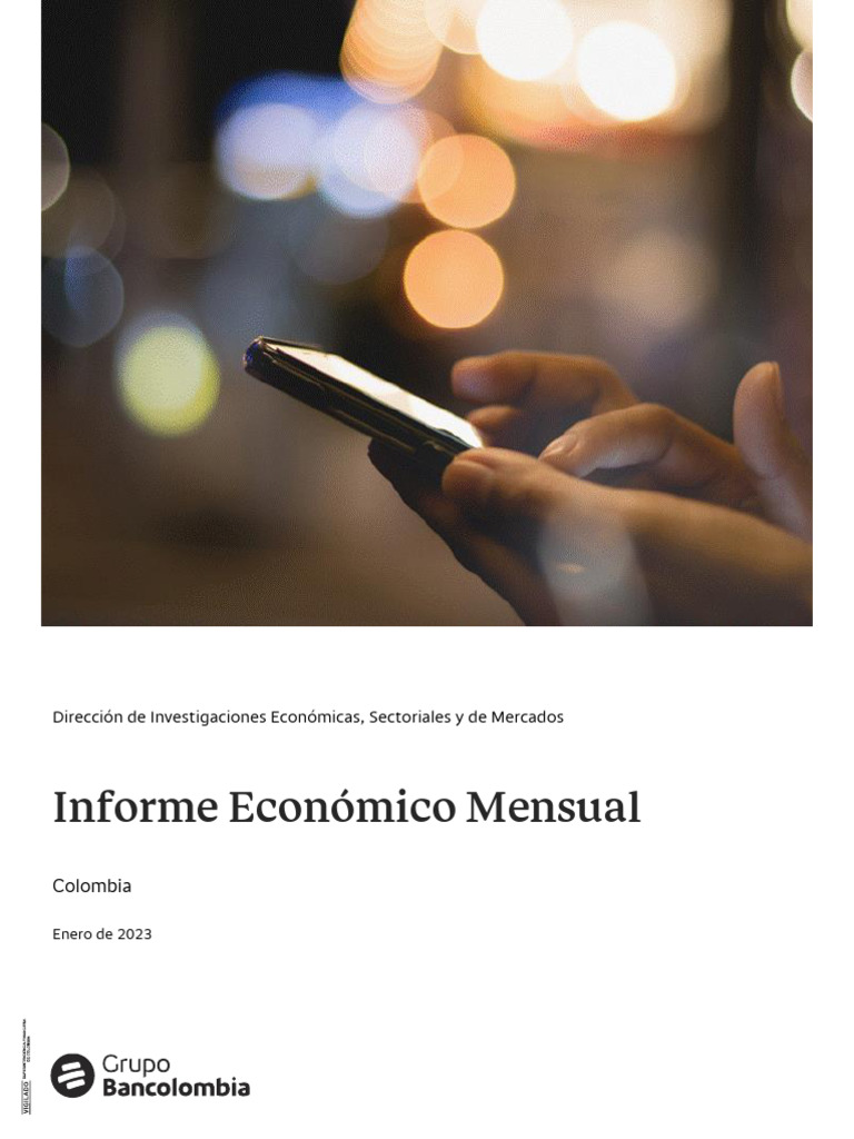 Informe Económico Mensual Colombia - Enero 2023 | PDF | Inflación ...