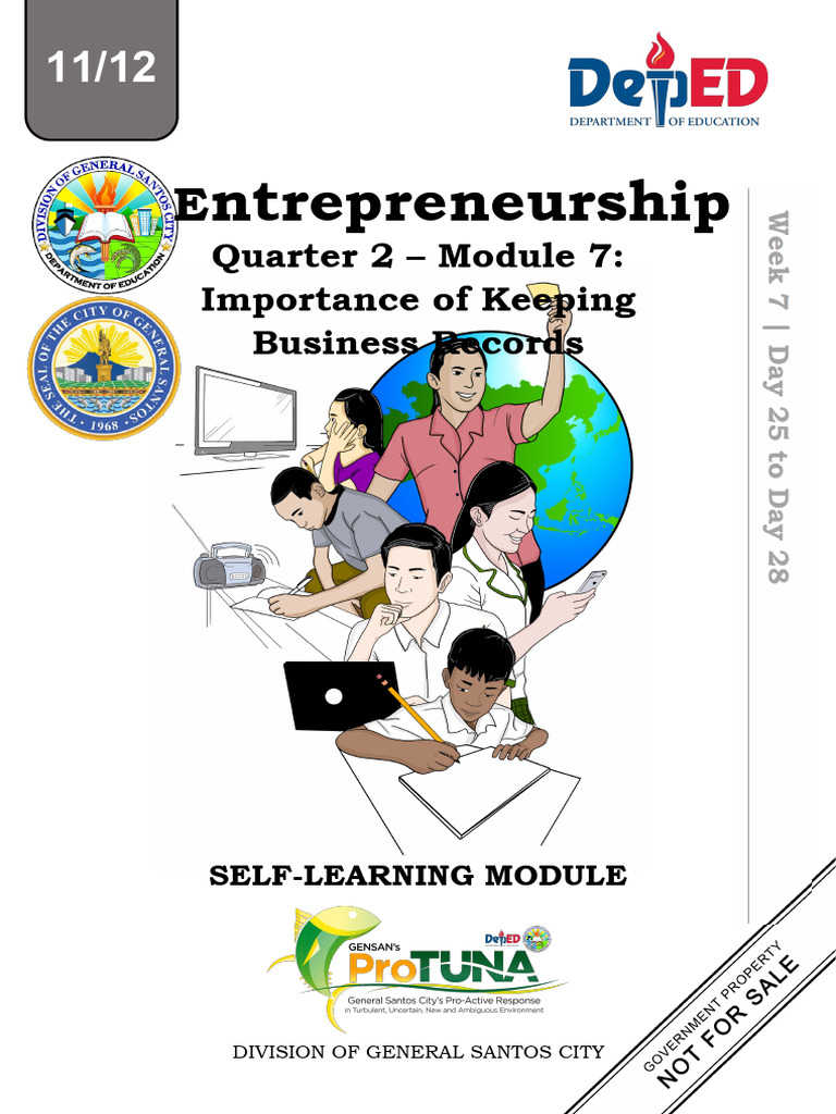 7 Entrep SLM7 QTR 4 | PDF | Bookkeeping | Receipt